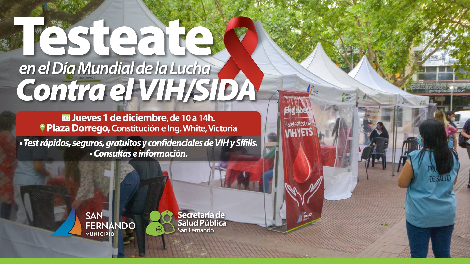 Testeos gratuitos en Victoria por el Día de la Lucha contra el VIH ...